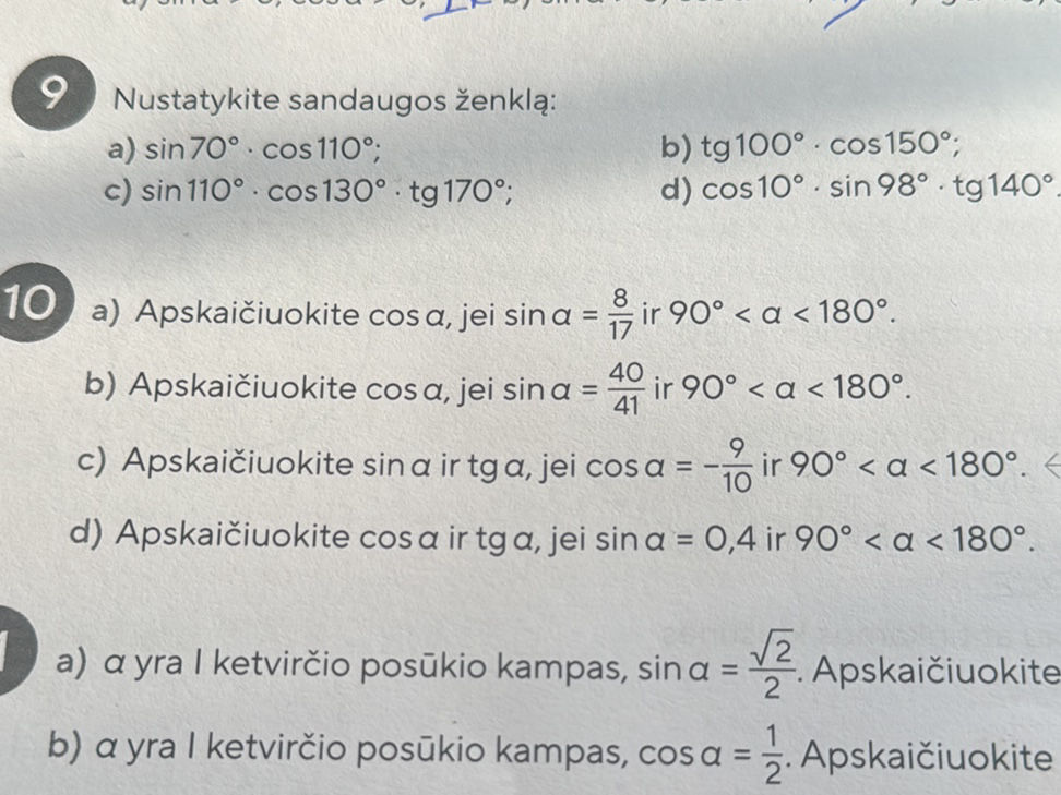 9. Nustatykite sandaugos ženklą: a) $ 70^ | StudyX