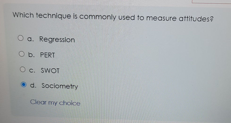 Which technique is commonly used to measure | StudyX