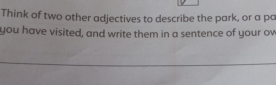 Think of two other adjectives to describe | StudyX