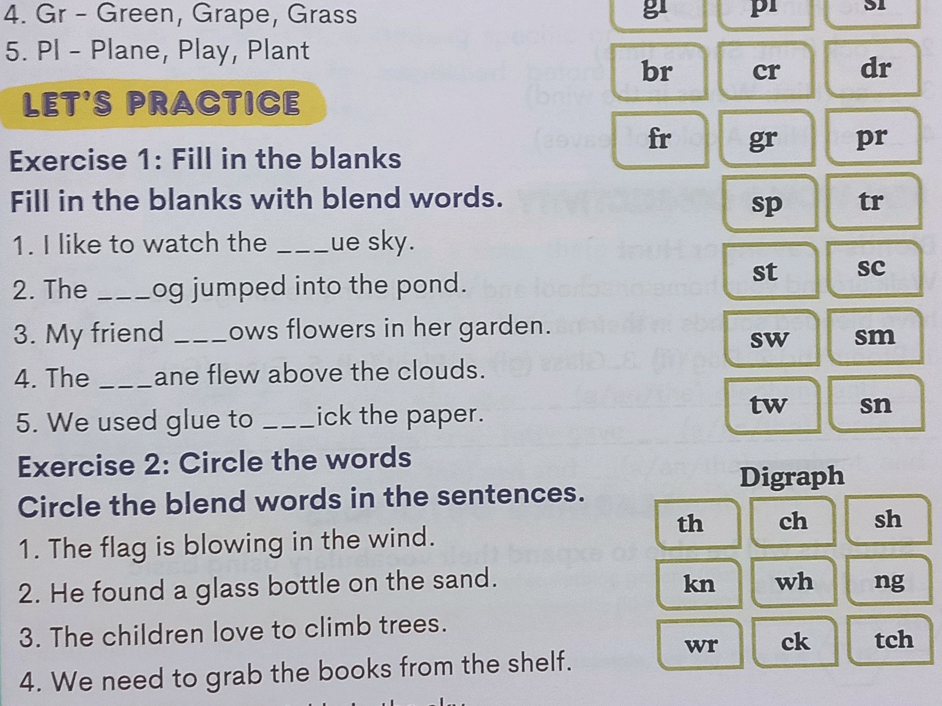 Exercise 1: Fill in the blanks Fill in the | StudyX