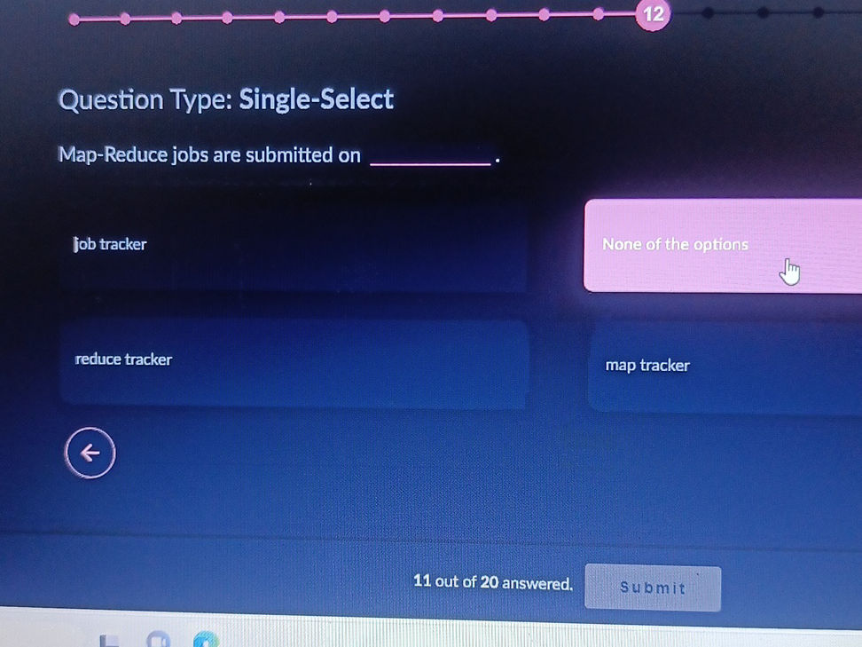 Question Type: Single-Select Map-Reduce | StudyX