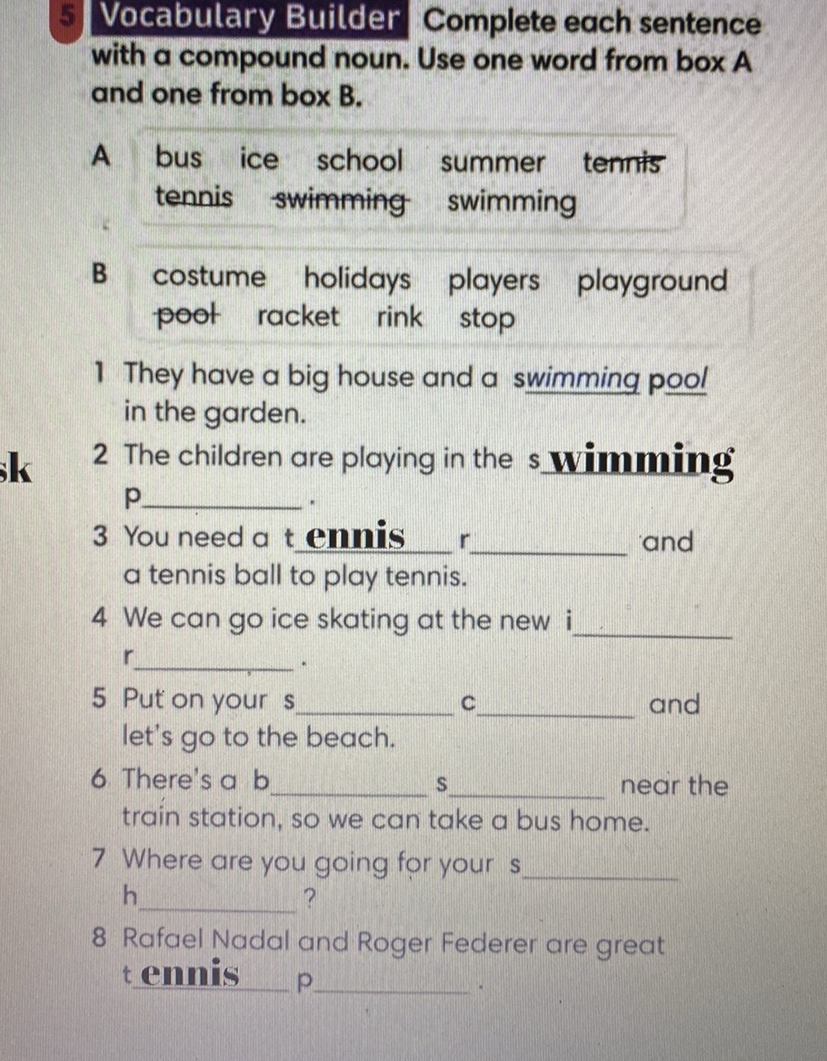 Vocabulary Builder Complete each sentence | StudyX