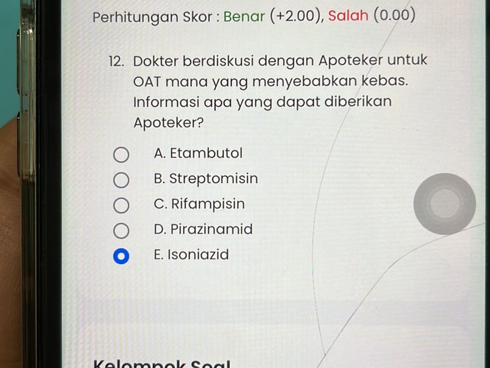 12. Dokter berdiskusi dengan Apoteker untuk | StudyX