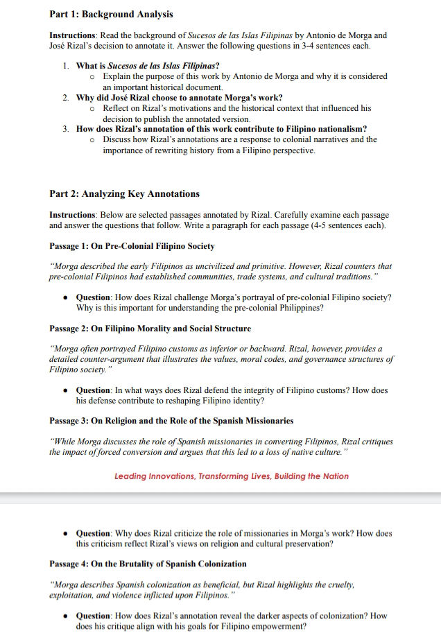 Part 1: Background Analysis Instructions: | StudyX