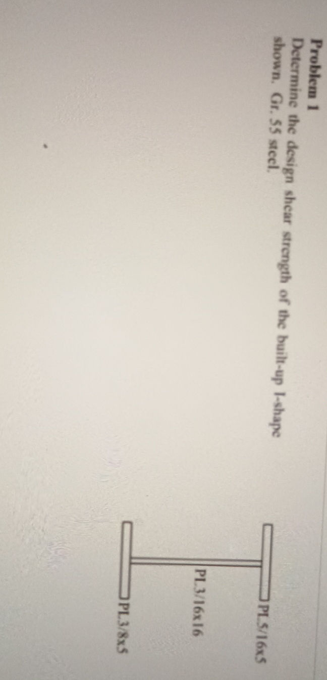 Problem 1 Determine the design shear | StudyX