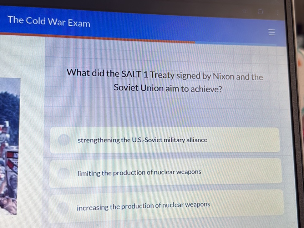 What did the SALT 1 Treaty signed by Nixon | StudyX