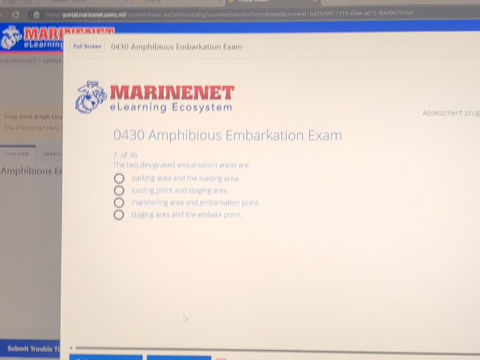 The two designated embarkation areas are: | StudyX