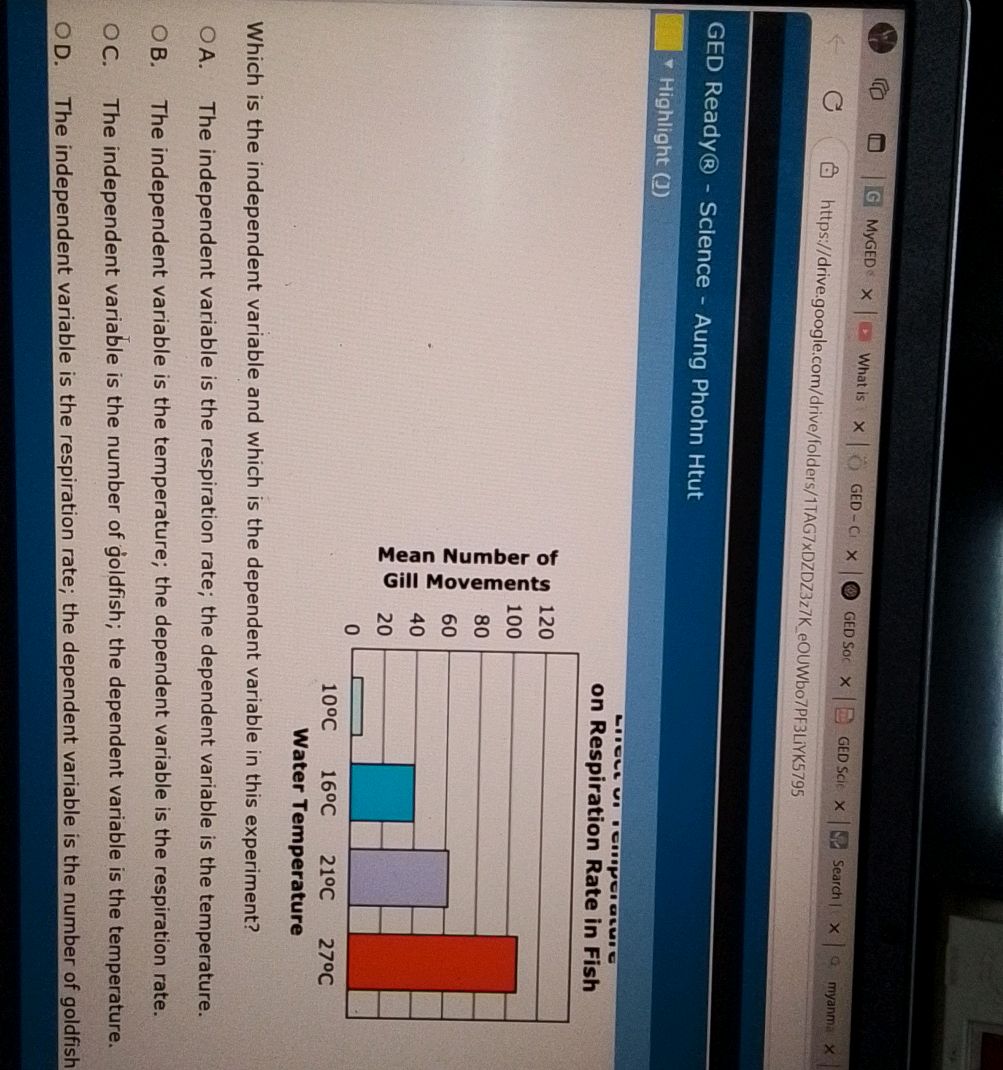 Which is the independent variable and which | StudyX