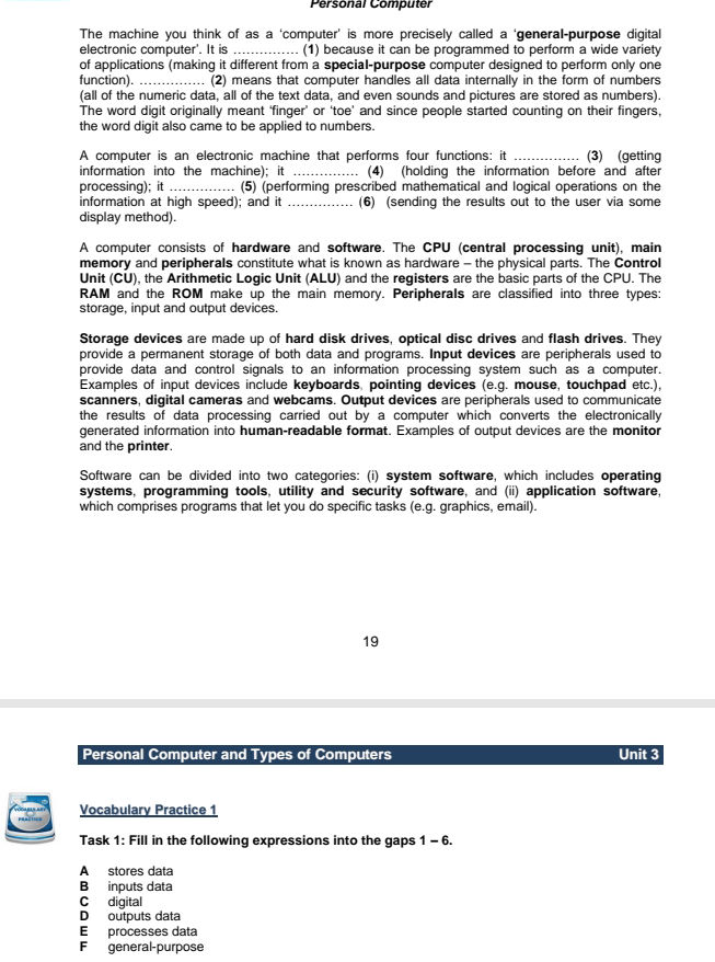 Task 1: Fill in the following expressions | StudyX