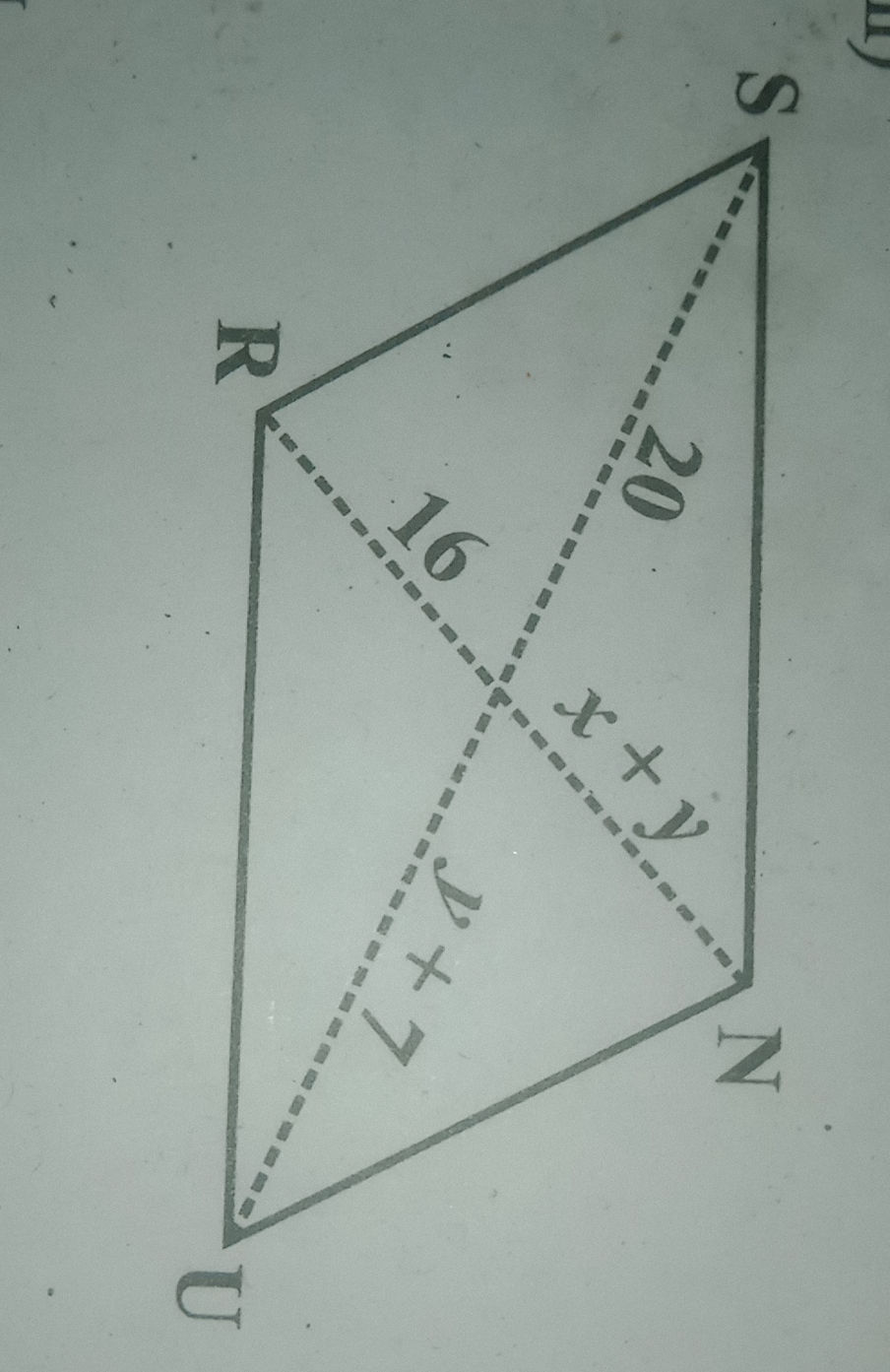 The image shows a quadrilateral with | StudyX