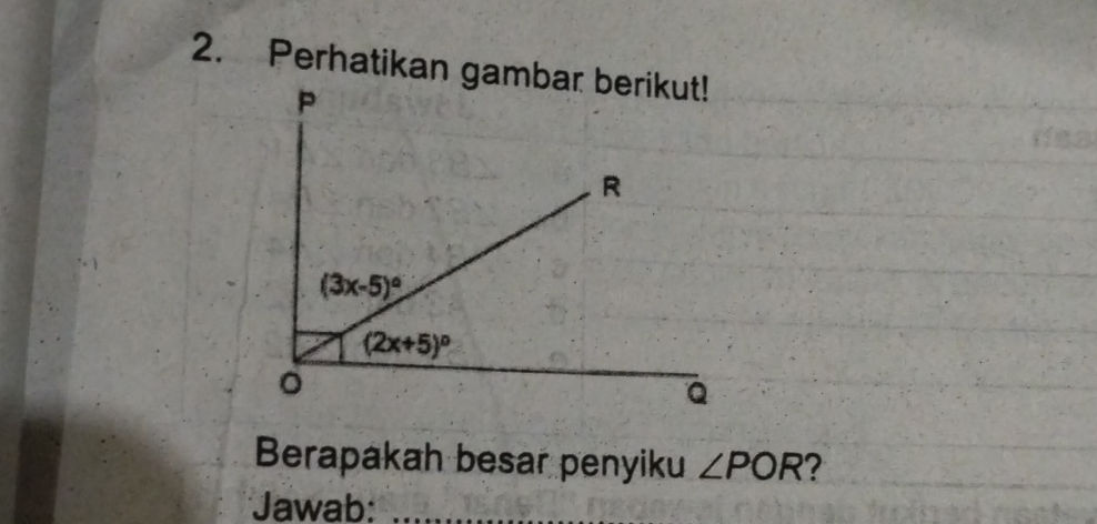 2. Perhatikan gambar berikut! ``` P | StudyX