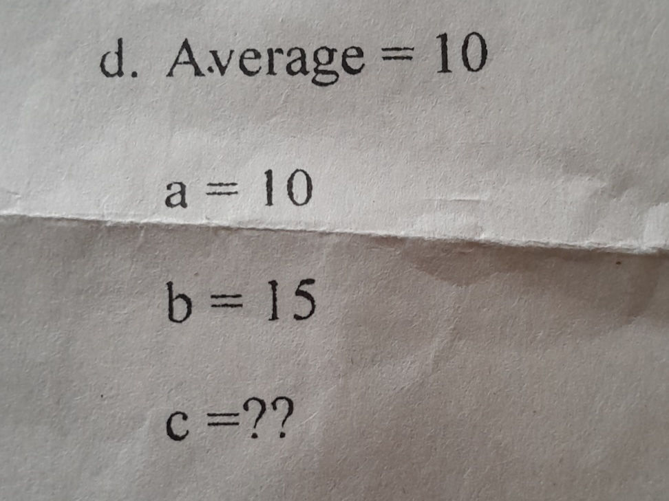 Calculating the missing value in an average | StudyX