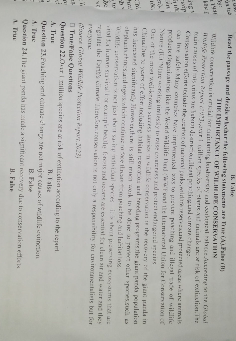 Read the passage and decide whether the | StudyX