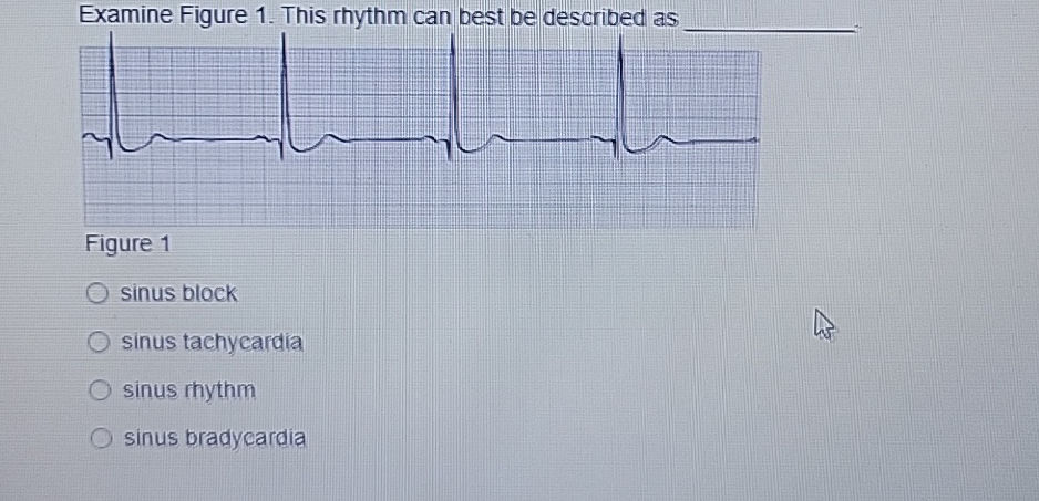 Examine Figure 1. This rhythm can best be | StudyX