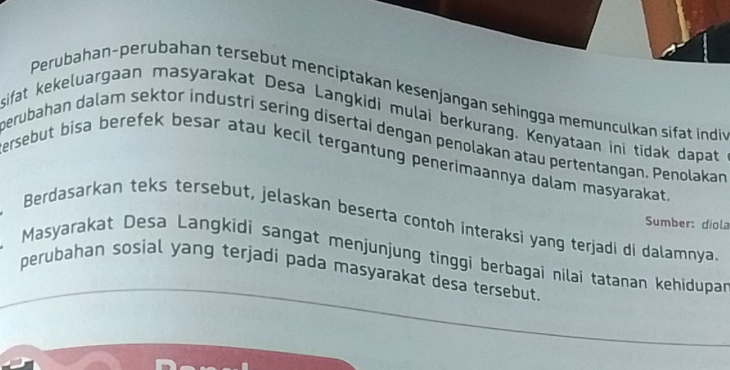 Berdasarkan teks tersebut, jelaskan beserta | StudyX