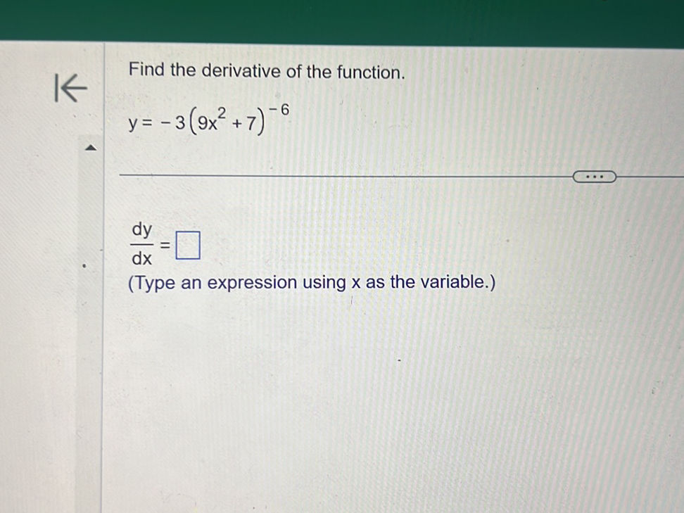 Find the derivative of the function. $y = | StudyX