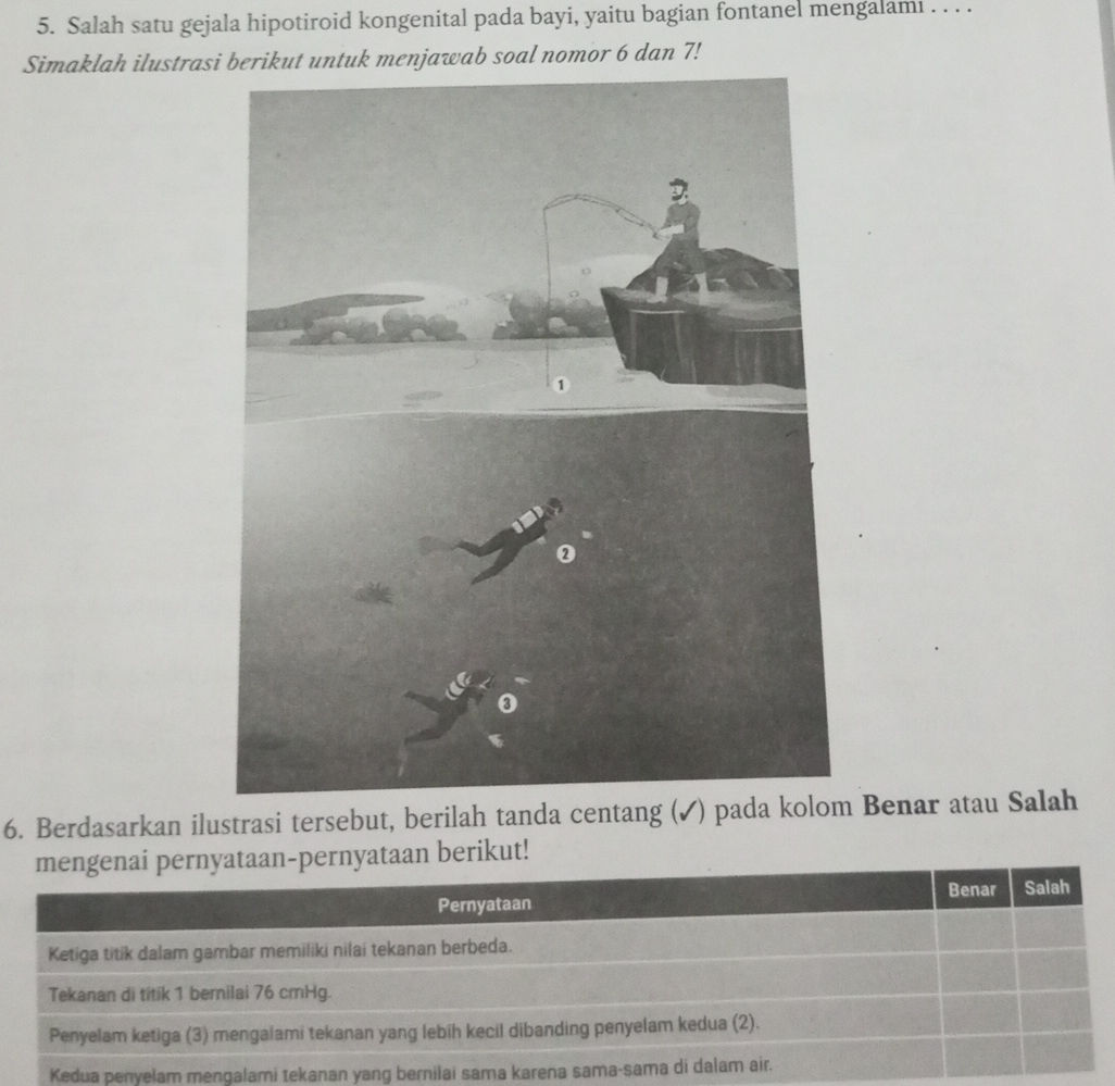 6. Berdasarkan ilustrasi tersebut, berilah | StudyX