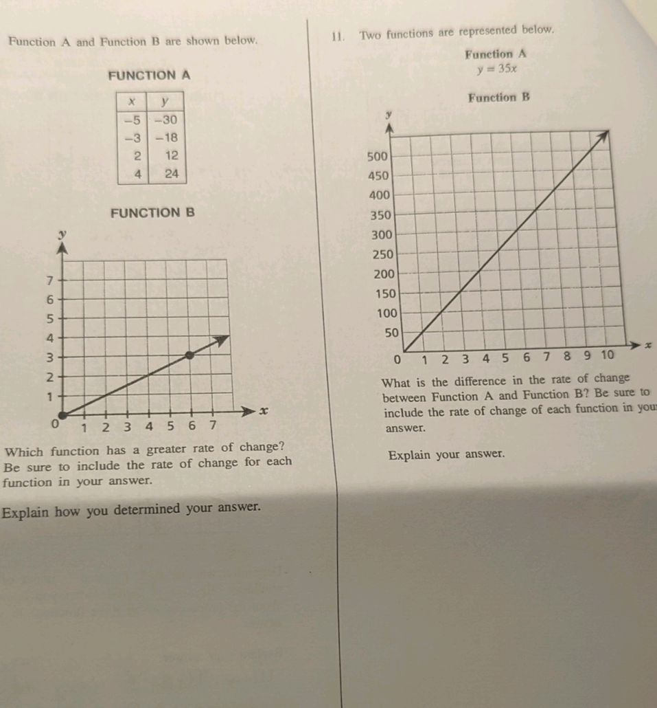 Function A and Function B are shown below. | StudyX