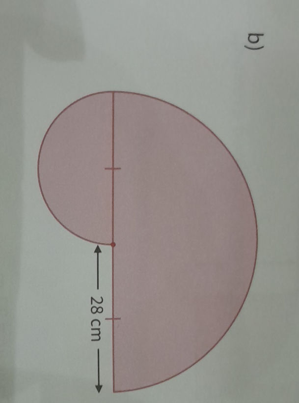 The image shows a shape with a curved | StudyX