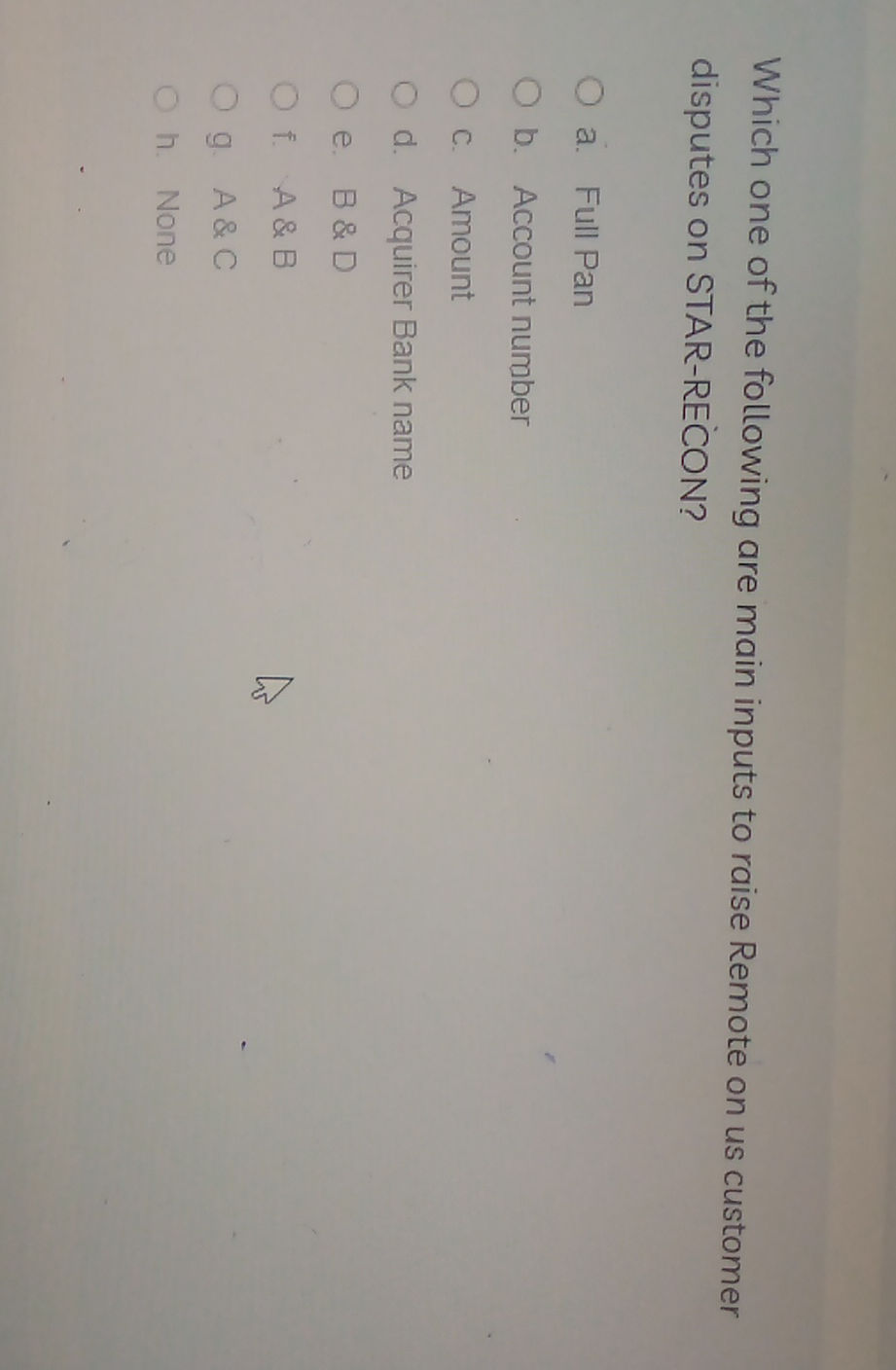 Which one of the following are main inputs | StudyX