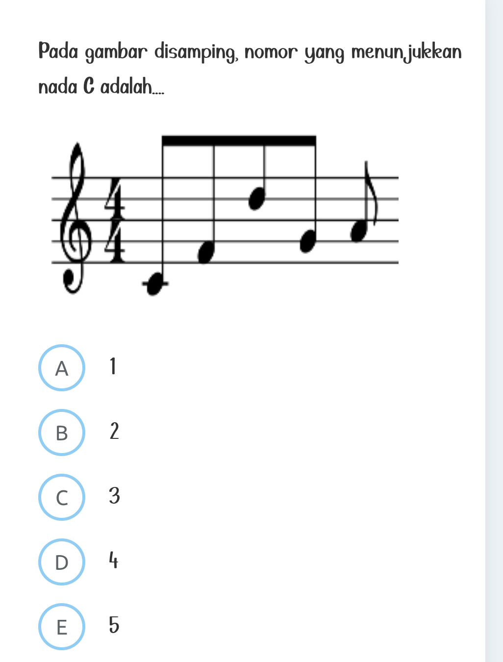 Pada gambar disamping, nomor yang | StudyX