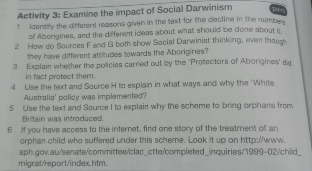 Activity 3: Examine the impact of Social | StudyX