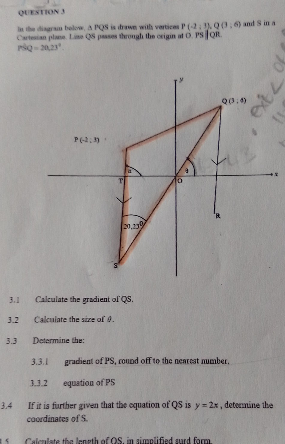 In the diagram below, a PQS is drawn with | StudyX