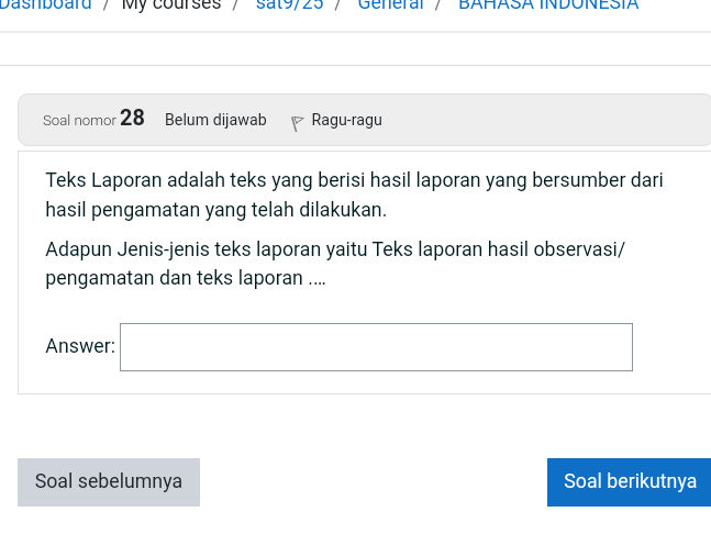 Teks Laporan adalah teks yang berisi hasil | StudyX