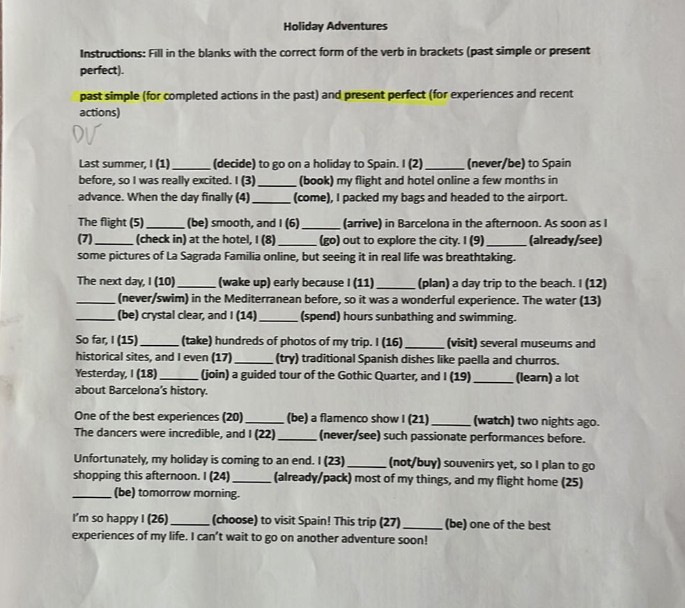Instructions: Fill in the blanks with the | StudyX