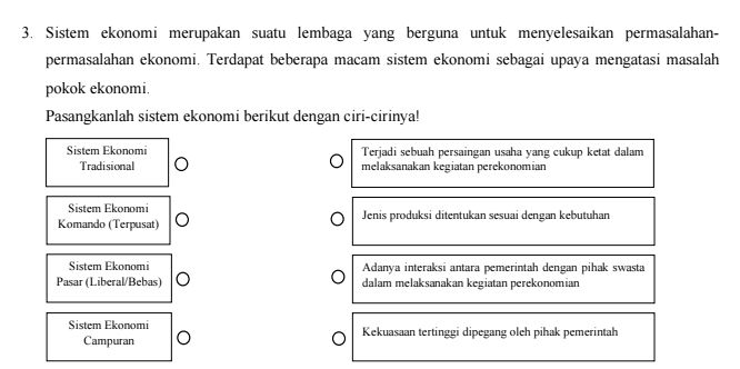 3. Sistem ekonomi merupakan suatu lembaga | StudyX