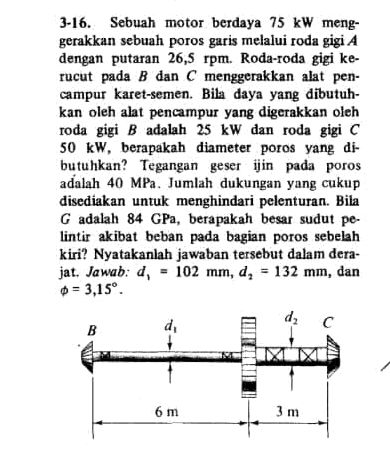 3-16. Sebuah motor berdaya 75 kW | StudyX