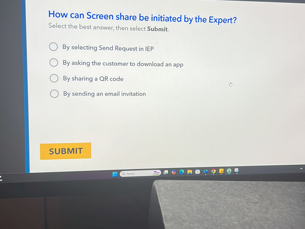 How can Screen share be initiated by the | StudyX
