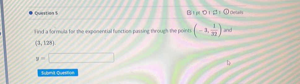 Find a formula for the exponential function | StudyX