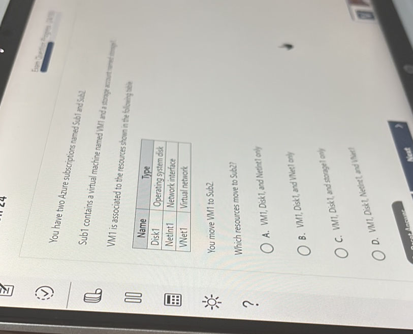 You have two Azure subscriptions named Sub1 | StudyX
