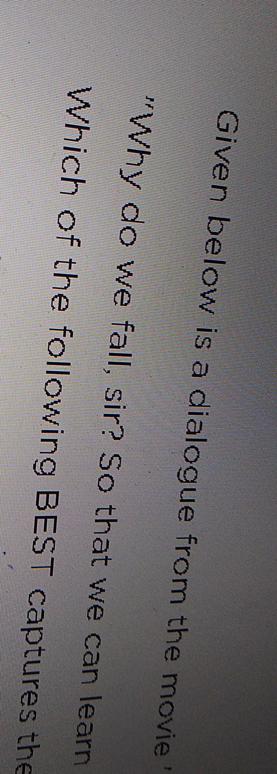 Given below is a dialogue from the movie: | StudyX