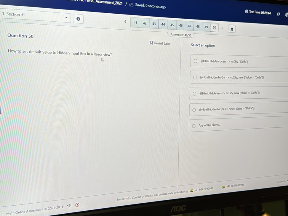How to set default value to Hidden Input Box | StudyX