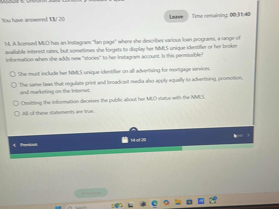 14. A licensed MILO has an Instagram "fan | StudyX