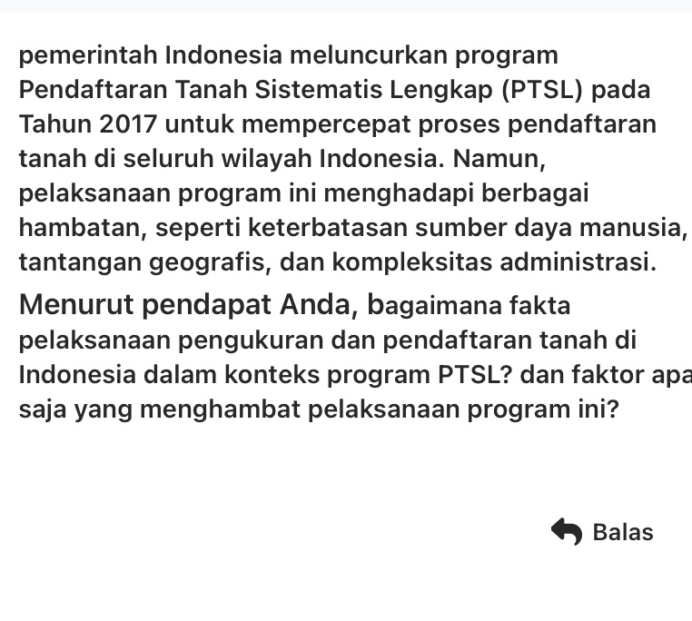 pemerintah Indonesia meluncurkan program | StudyX