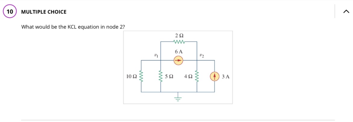 What would be the KCL equation in node 2? | StudyX