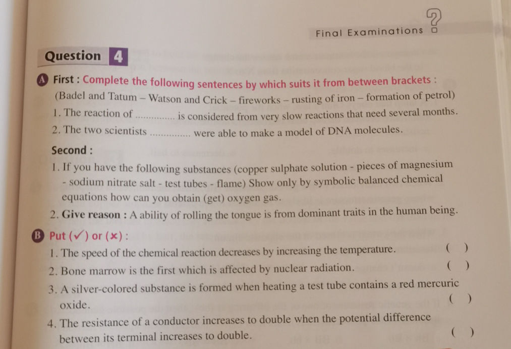 First: Complete the following sentences by | StudyX