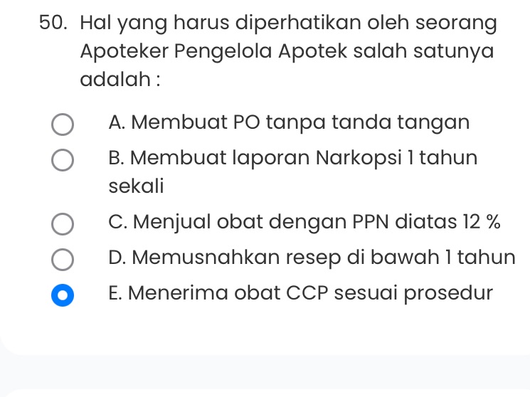 50. Hal yang harus diperhatikan oleh seorang | StudyX