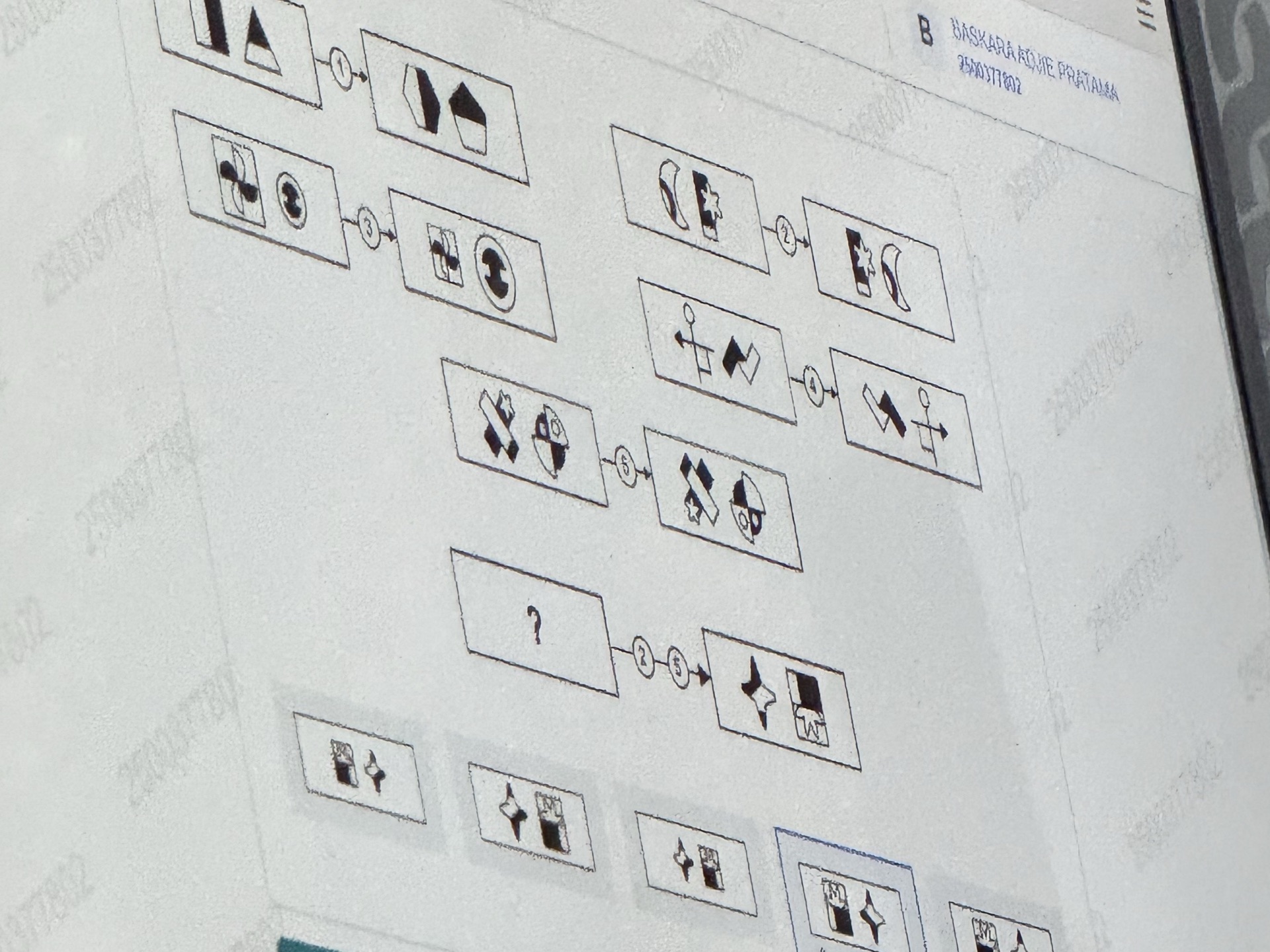 Identify the missing figure in the sequence. | StudyX