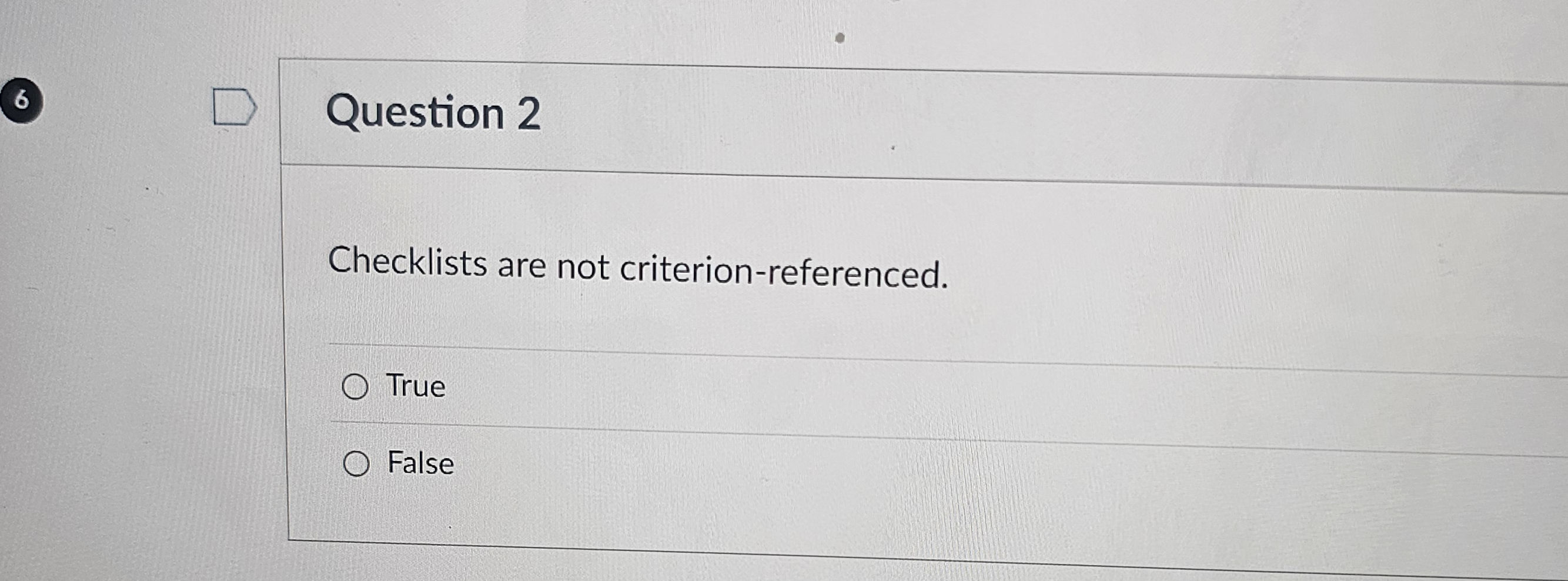 Question 2 Checklists are not | StudyX