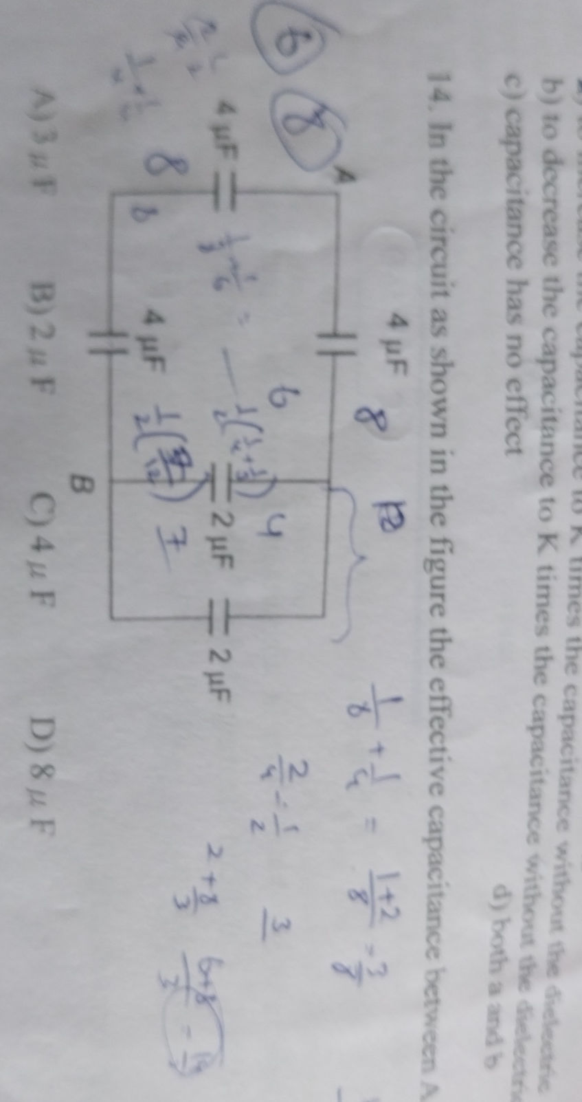 14. In the circuit as shown in the figure | StudyX