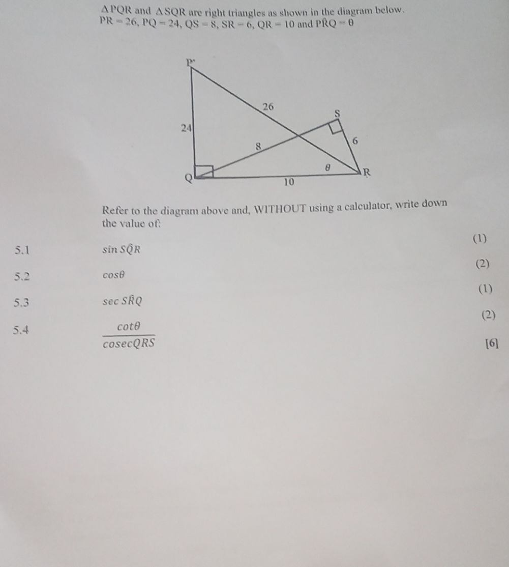 Refer to the diagram above and, WITHOUT | StudyX