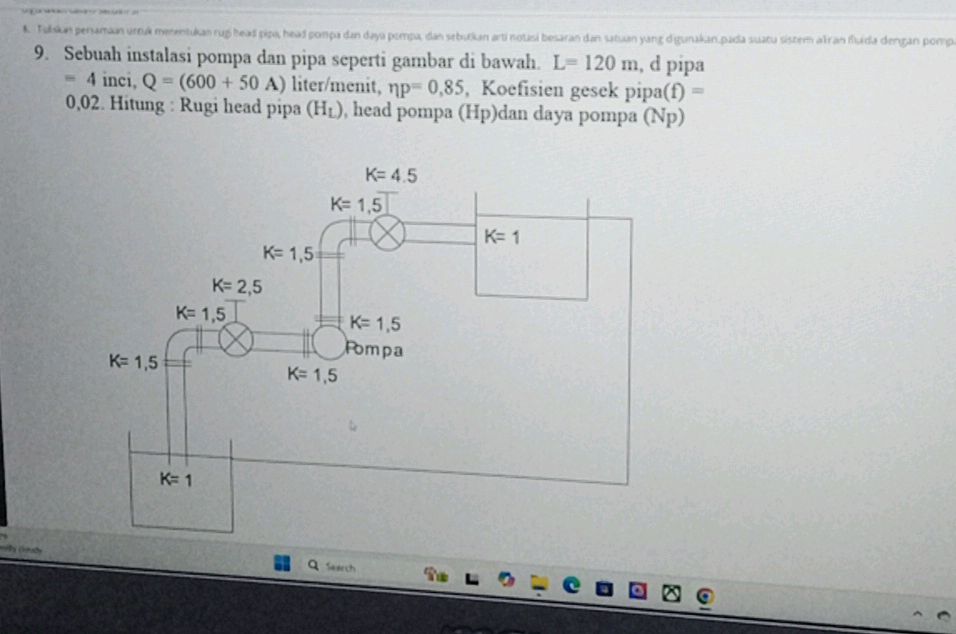 Tentukan persamaan untuk menentukan rugi | StudyX