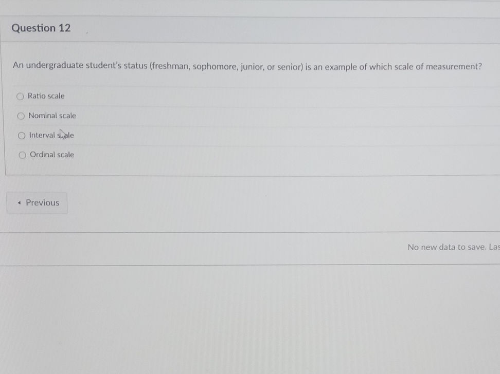An undergraduate student's status (freshman, | StudyX