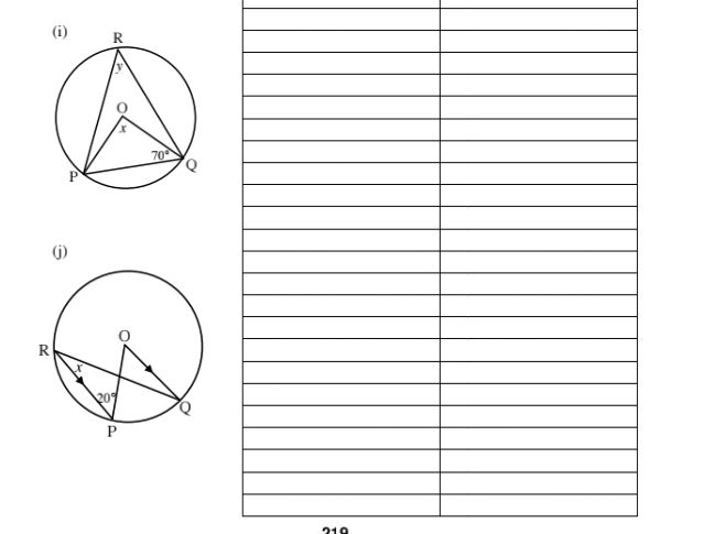 Circle Geometry Problems: Finding Angles x | StudyX