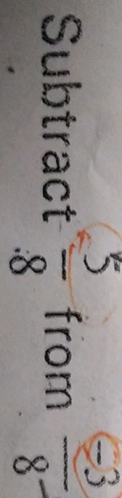 Subtract 5 from 13 | StudyX