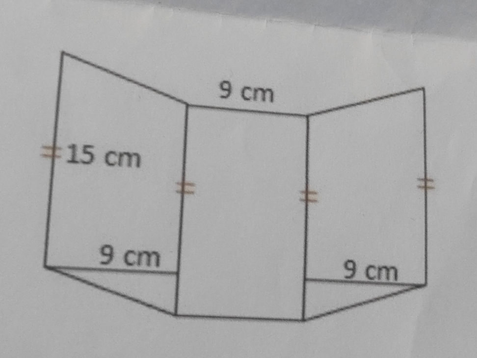 The image shows a 3D shape with dimensions | StudyX